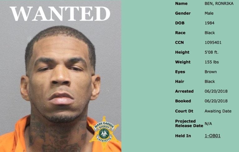Lafayette Parish Sheriff’s Office searching for escaped inmate