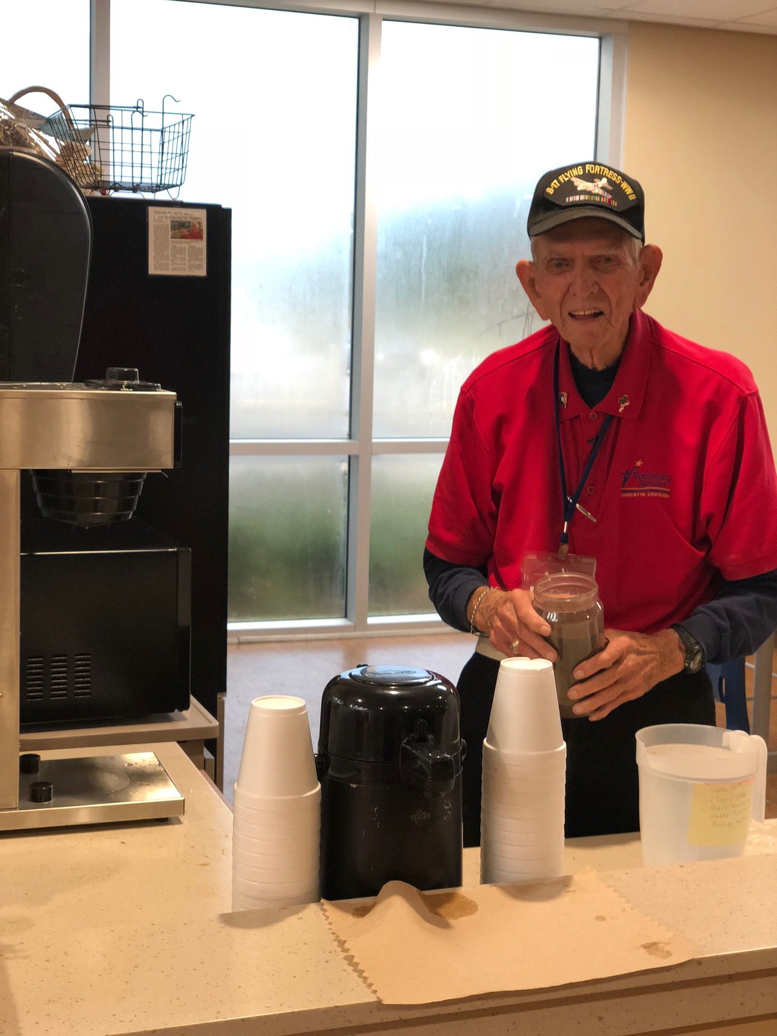 Coffee with Mr. Lester: A WWII veteran’s mission to continue serving