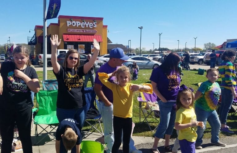 Scott Mardi Gras Parade rolled today