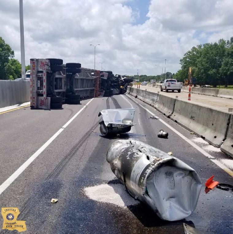 I-10 West reopens following Breaux Bridge crash