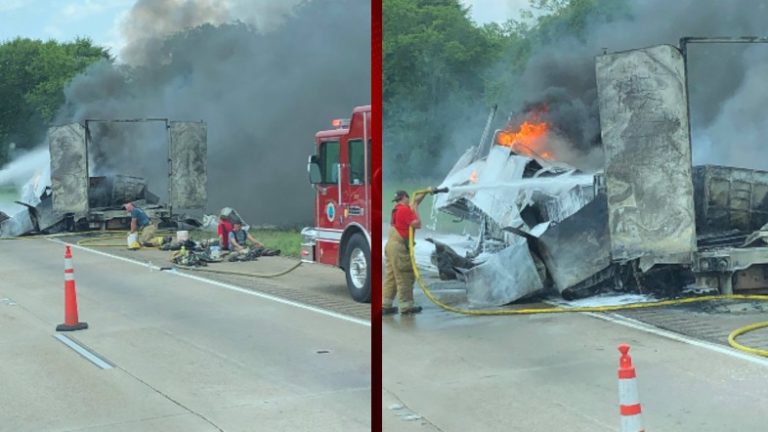 Lanes reopen following vehicle fire on I-10 East